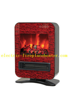 China Red Indoor Remote Control Electric Fireplace Stove With Touch Screen distributor