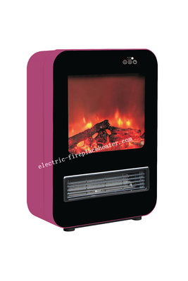 China Pink Custom Made Free Standing Electric Fireplace With Touch Screen 20-30m2 distributor
