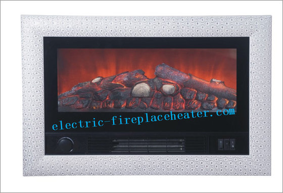 Recessed Home Decorative Indoor Electric Fireplace White 220V - 240V for sale