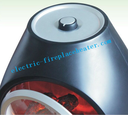 China High efficiency Black 3D Flame Electric Fireplace For Study / villas 2000W distributor