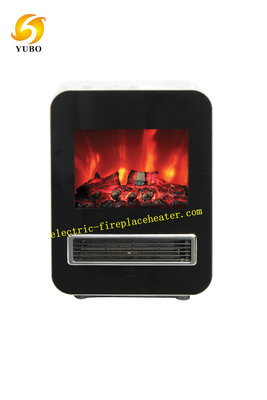 China Indoor Remote Control Rotating Chimneyfree Media Electric Fireplace 220V - 240V distributor
