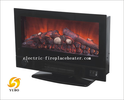 Best Contemporary 2 In 1 Wall Mount Electric Fireplace Stove Heater For Office / Home