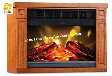 China Bedroom Square Mini Remote Control Electric Fireplace Stove 1200W 20-30m2 distributor