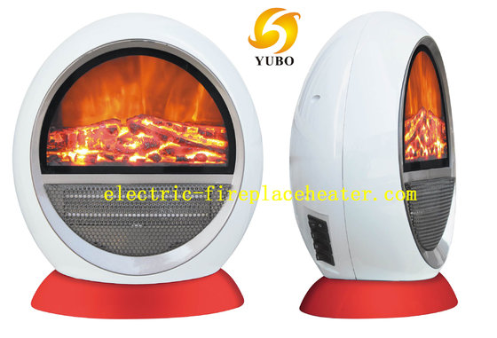 China White ABS Safety Stove Heater Electric Fireplace PTC Fan Heater 20-30m2 distributor