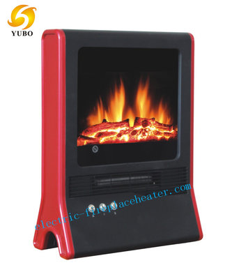 China Portable Desktop Electric Fireplace Red Electric Fireplace Stove With CE / GS distributor