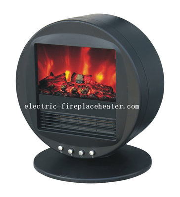 China Unique Rotating Chimneyfree Media Electric Fireplace 350X310X390mm distributor