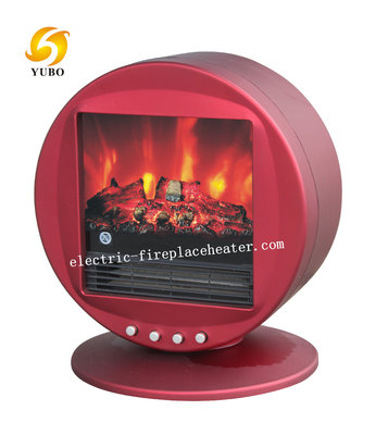 China Portable Indoor Rotating Fireplace Home Decorators Electric Fireplace 2000W distributor