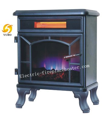 cheap High Efficiency Heating Desktop Electric Fireplace With Halogen Tube 1200W