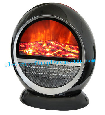 cheap Contemporary Circle PTC Rotating Fireplace Stove Heater With Overheat Protection
