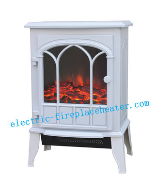 cheap Indoor White Log Flame Effect Energy Saving Electric Fireplace 1000W / 2000W