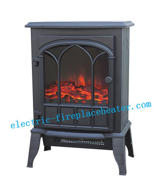 cheap Freestanding Electric Fireplace Stove 2000W , Remote Control Electric Fireplace