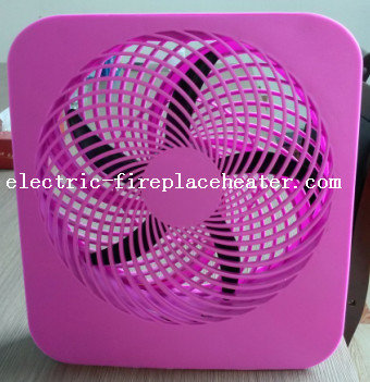 cheap Pink Lightweight Square Electric Fan Battery Operated Cooling Fan With Handle