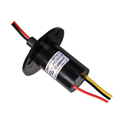 3 Circuits Capsule Slip Ring High Precision Gold-Gold Contacts in Medical equipment