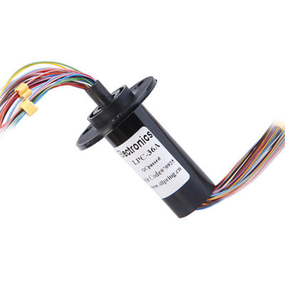 36 Circuits Capsule Slip Ring Transferring Analog and Digital Signals with Low Electrical Noise for Robotics