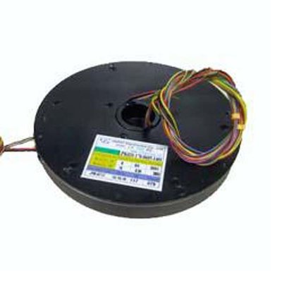 5 Wires Pancake Slip Ring 170mm Outside Diameter Fiber Brush Technology For Print And Textile Industry
