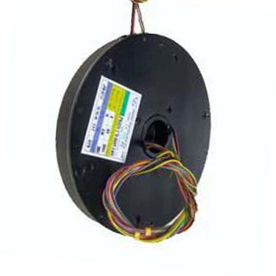 5 Wires Pancake Slip Ring 170mm Outside Diameter Fiber Brush Technology For Print And Textile Industry