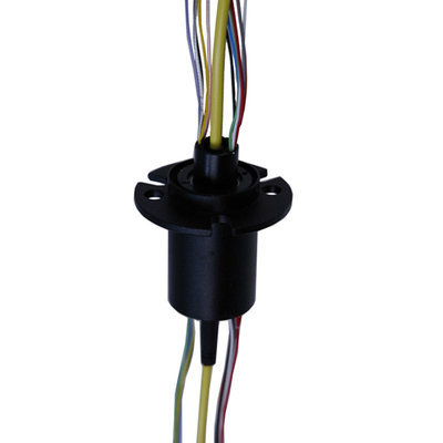 1 Circuit Fiber/ 12 Circuits Hybrid Rotary Joint , High Protection IP68 In Underwater Robot
