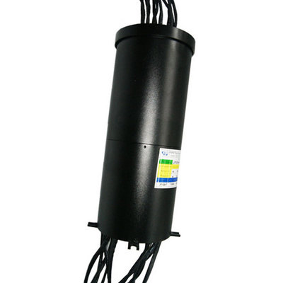 Through Bore Slip Ring with 50mm Inner Diameter, Transfer Power / Signal Data For Heavy Equipment Turrets