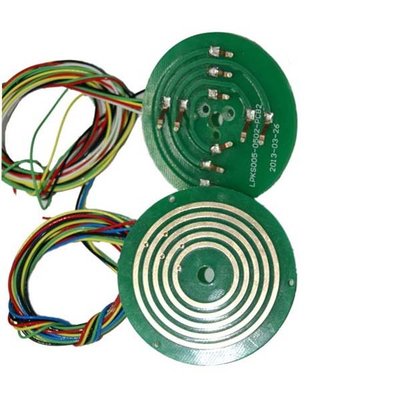 Platter Slip Ring With Through Bore 5.0mm, JINPAT PCB Rotary Joint With 5 Wire For Exhibit/Display Equipment