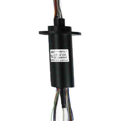 Low Friction Electrical Fiber Optic Rotary Joints, Slip Rings with 200rpm IP65 for Radar and Video Surveillance Systems