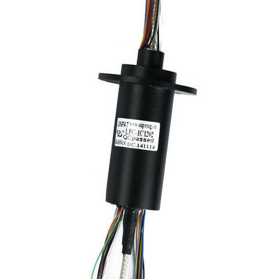 JINPAT Customized RF Coaxial Connector Slip Ring,12 Wires Hybrid Rotary Joint for Monitoring System