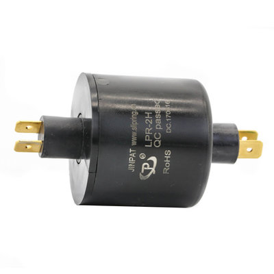 High Current Slip Rings 2 circuits with 300 rpm No mercury, Environment-Friendly Design for Emergency Lighting