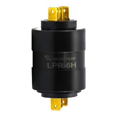 Pin Connection Slip Rings 6 Poles High Current Precious Metal Contact for Industrial Machinery