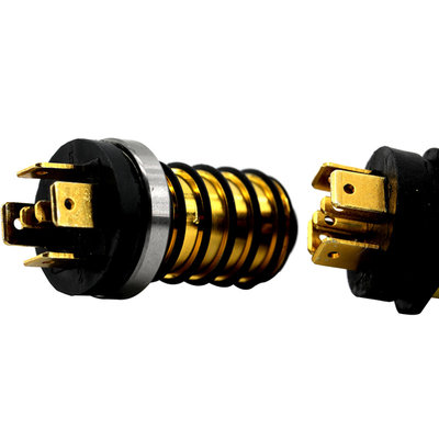 Pin Connection Slip Rings 6 Poles High Current Precious Metal Contact for Industrial Machinery