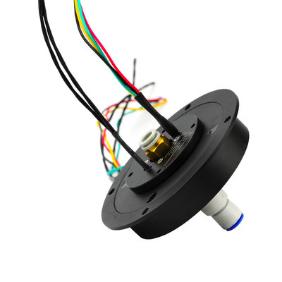 4 Circuits Solid Pancake Slip Ring Integrated Ethernet Signals without Space Limit For Rotary Door