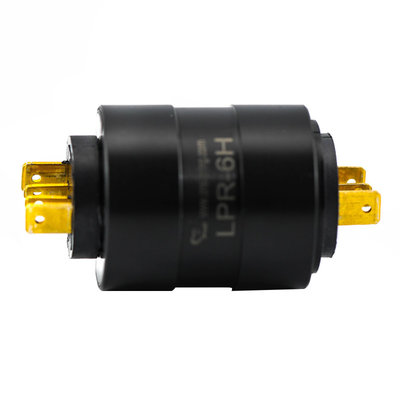 Environment-Friendly Pin Slip Ring with 6 Circuits Smooth Rotation Application for Cable Reel and Small Wind Turbine