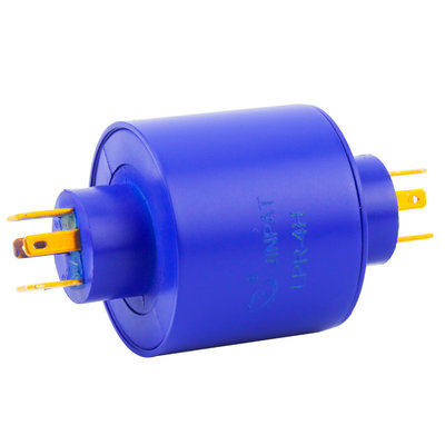 4 Circuits with Fiber Brush Technology High Current Pin Slip Ring Used In Wind Turbine, Rotating Platform