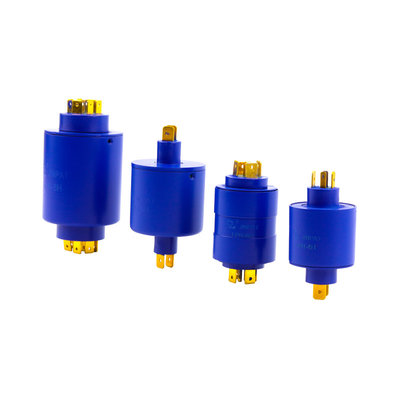Pin Slip Ring with Fiber Brush Technology, Plug-In Slip Ring No Mercury for Heavy Equipment Turrets