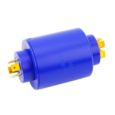 Pin Slip Ring with Fiber Brush Technology, Plug-In Slip Ring No Mercury for Heavy Equipment Turrets
