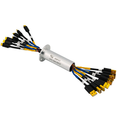 8 Circuits USB2.0 Slip Rings with Extremely Low Electrical Noise and Customizable Wires