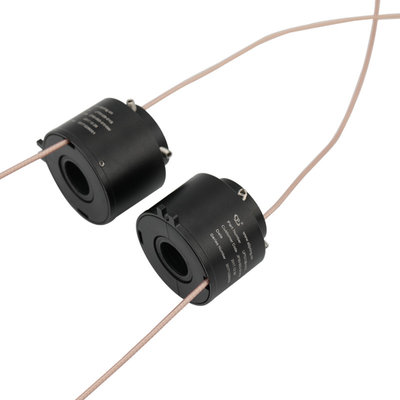 High-Temperature Resistance Rotary Connector Through Bore Interface High Speed Application for Robotics