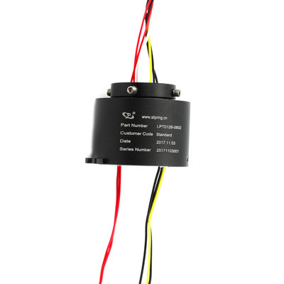 High-Temperature Resistance Rotary Connector Through Bore Interface High Speed Application for Robotics