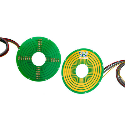 Pancake Slip Ring Integrated 100M Ethernet for Indexing Tables