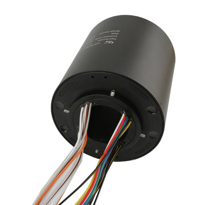 crane slip ring 24 circuit 10A contact material precious metal through hole diameter 50mm construction machinery