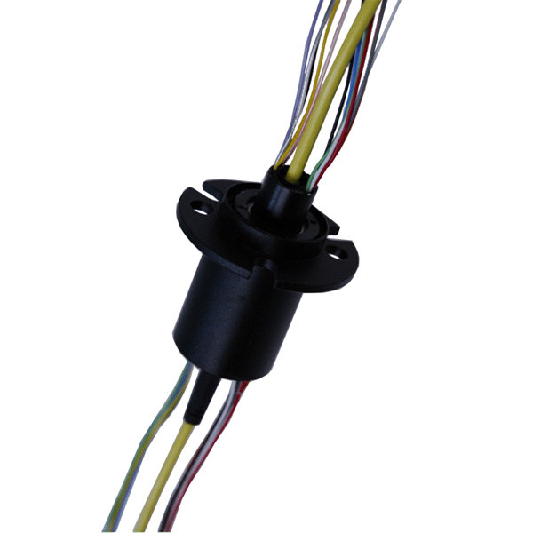 1 Circuit Fiber/ 12 Circuits Hybrid Rotary Joint  ,Fiber + Electric Slip Ring IP68(Fiber )