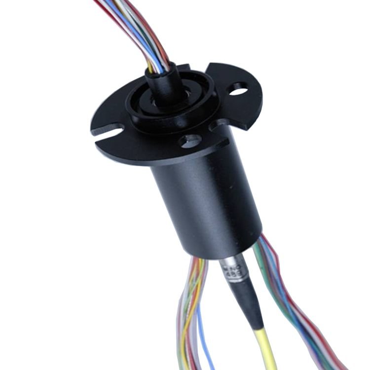 IP68 Hybrid Rotary Joint Contactless Fiber Optic Slipring Up To 20 Channels For Underwater Robots