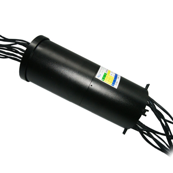 Through Bore Slip Ring with 50mm Inner Diameter, Transfer Power / Signal Data For Heavy Equipment Turrets