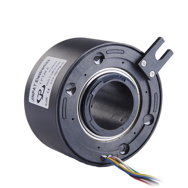 Ethernet slip ring , hollow shaft slip ring with  bore 38.1mm  Precious metal contacts