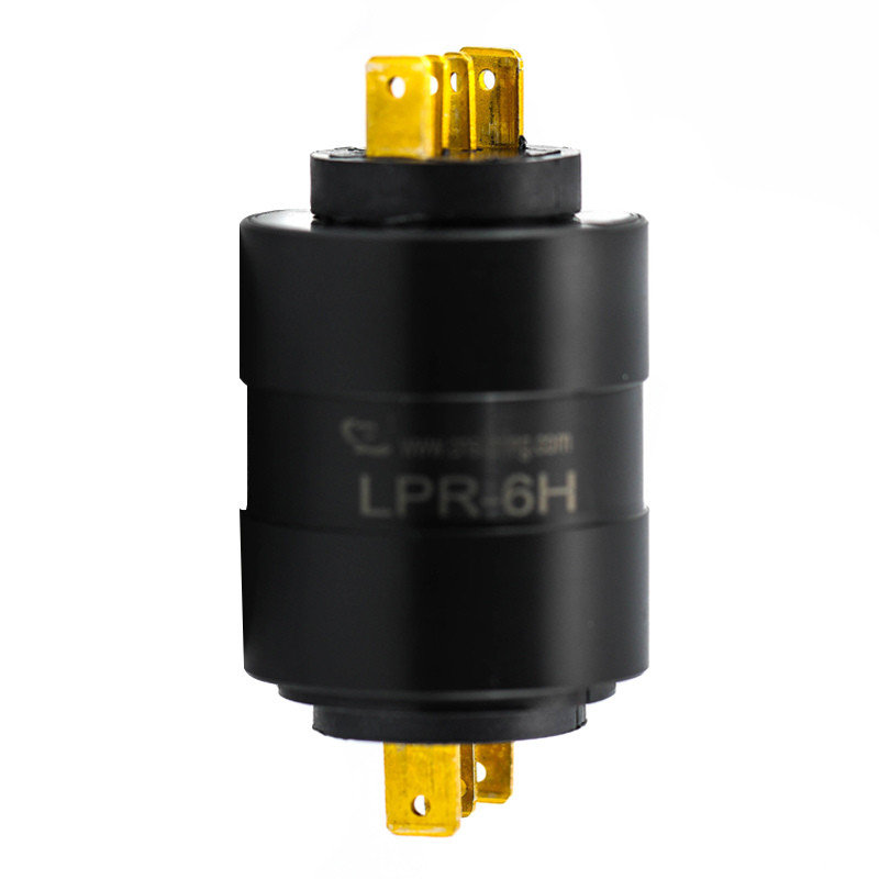 Pin Connection Slip Rings 6 Poles High Current Precious Metal Contact for Industrial Machinery