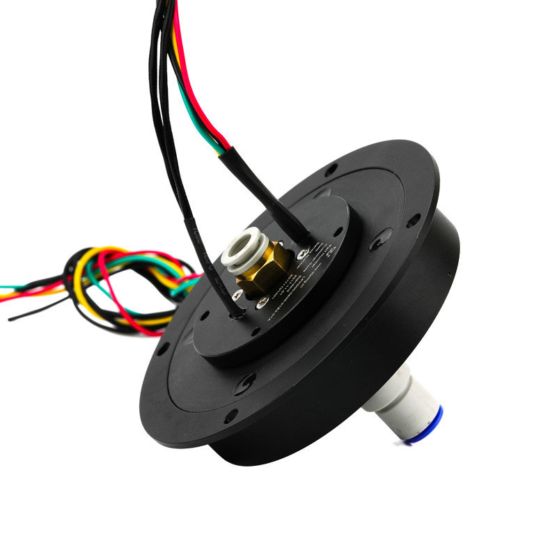 4 Circuits Solid Pancake Slip Ring Integrated Ethernet Signals without Space Limit For Rotary Door