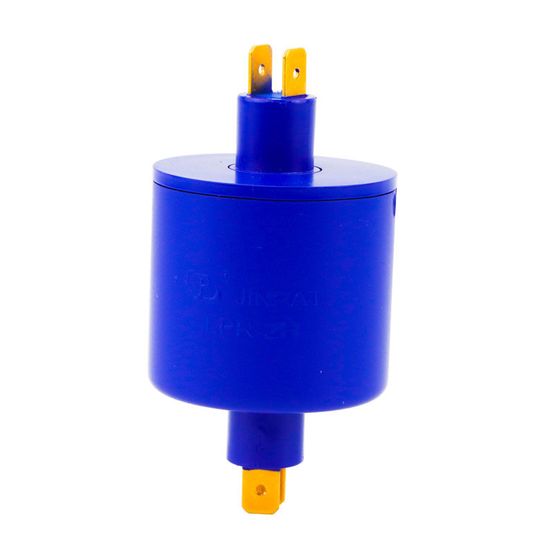 JINPAT Brushless Slip Ring ,2 wire pin slip ring with Fiber Brush Technology for Packaging / Wrapping Machinery