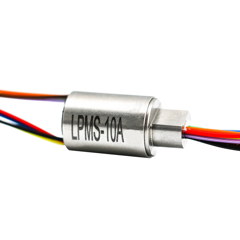 Super Miniature Rotary Joint ,10 Circuits Slip Ring Gold-Gold Contact, Smooth Running  for LED Industry