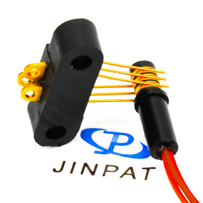 3 Circuits Compact Size Separate Slip Ring  Precious Metal Contact High Bandwidth Transfer Capability