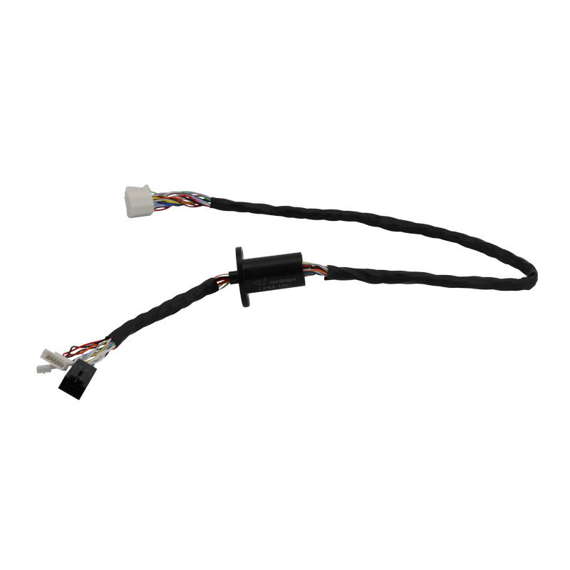 Miniature Slip Ring of 18 Circuits Compact Size and Gigabit Ethernet Integrated for Mechanical Arms