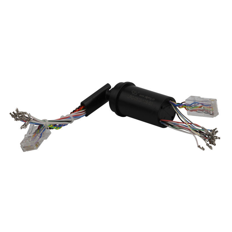 Gigabit Ethernet Capsule Electrical Slip Ring Transferring Current and Signal for Cable Reel