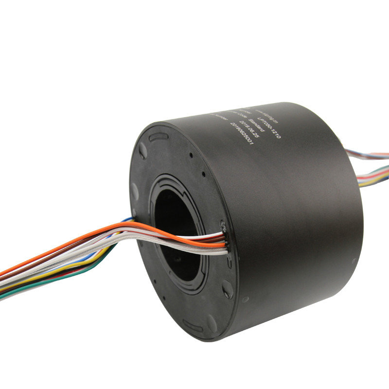 Crane slip ring voltage 240VAC 12 circuit 10A can be used for engineering machinery through hole slip ring